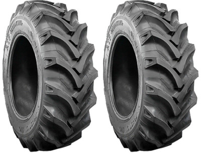 🚜 2 12.4x24 R1 Rear Tractor Tires w/ Tubes Bar Lug Heavy Duty 💪 | eBay