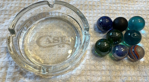 Case XX Knife/Knives ashtray & assorted size marbles | eBay