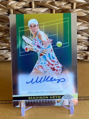 R468 2024 Topps Chrome Tennis Madison Keys Base Auto | eBay