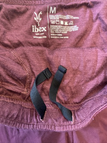 IBEX MEN'S Shorts SPRINGBOK LINED 7" Merino Wool RED Lined Running ...