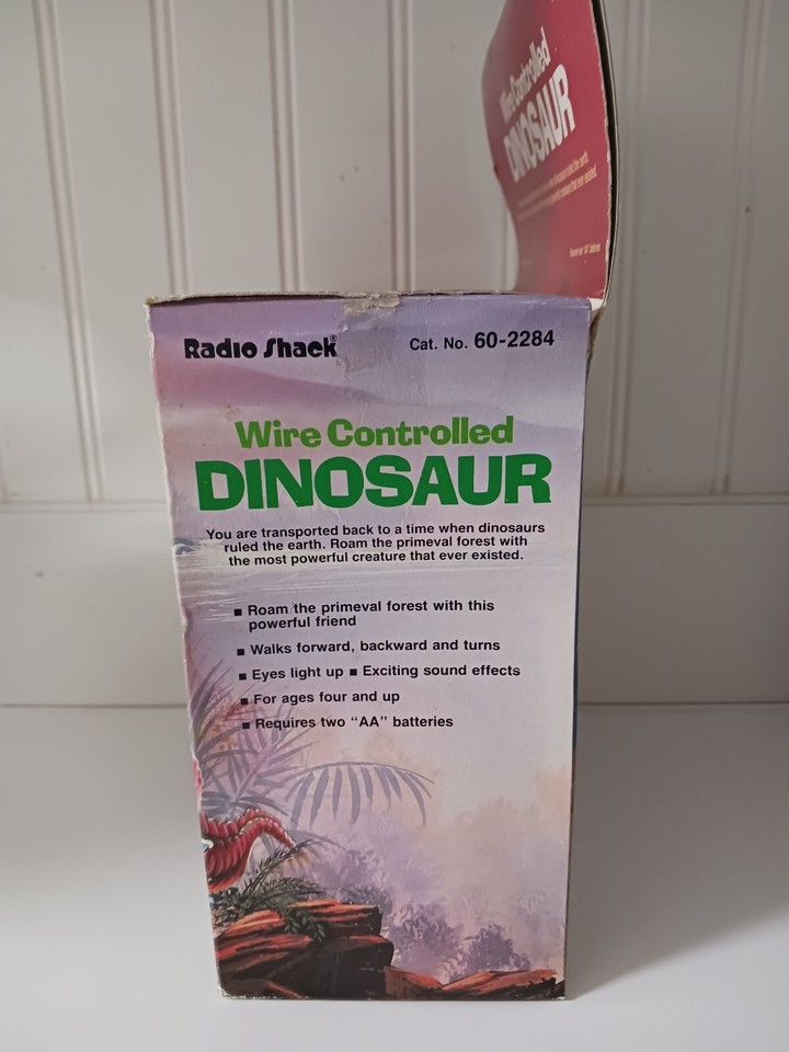 Radio Shack Wire Control Dinosaur GODZILLA catalog 60 - 2284 New In Box ...