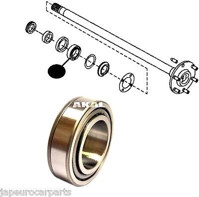 For Nissan Navara 2.5 Td Dci D40 Rear Axle Halfshaft Wheel Bearing Seal ...