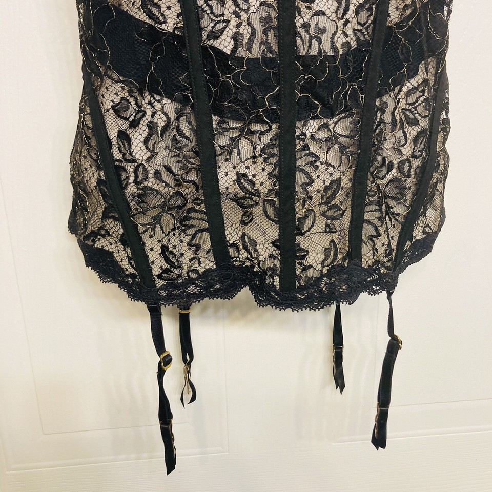 Victoria's Secret Very Sexy Vintage Garter Snaps Sheer Teddy Lingerie ...