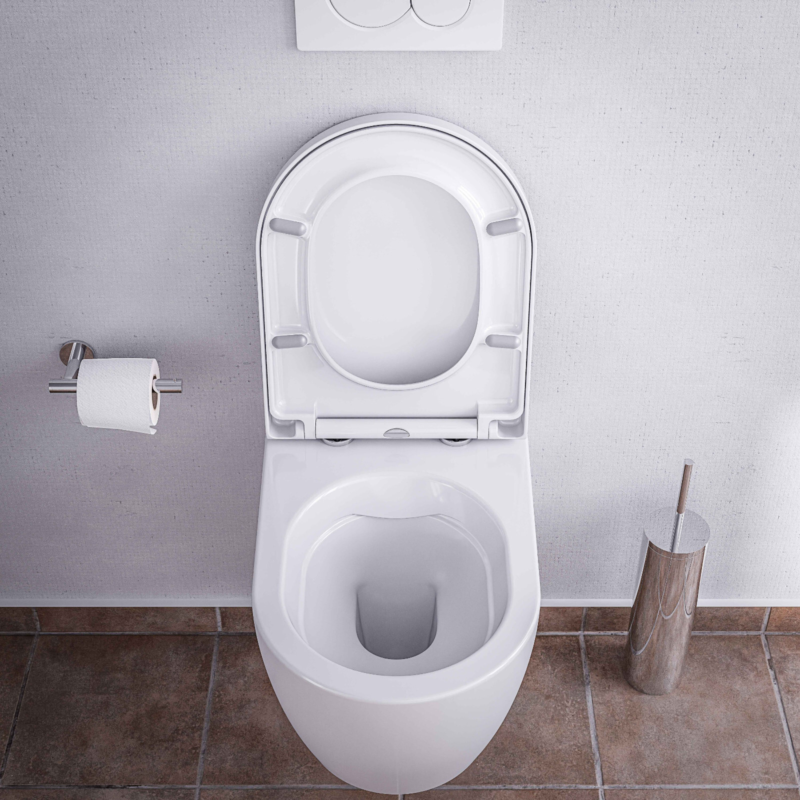 BERNSTEIN Spülrandloses Wand Hänge WC NANO Softclose