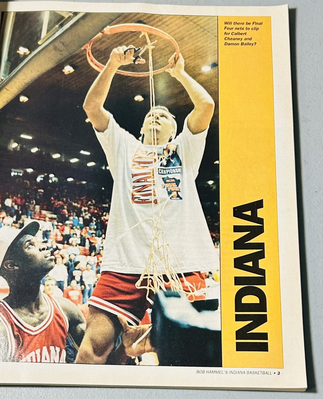 1992-93 Bob Hamel’s Indiana Basketball Yearbook Magazine Calbert ...
