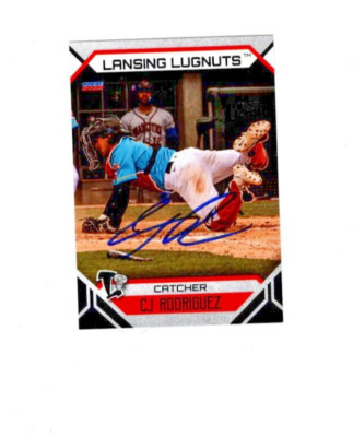 CJ Rodriguez 2023 Lansing Lugnuts signed autograph baseball card ...