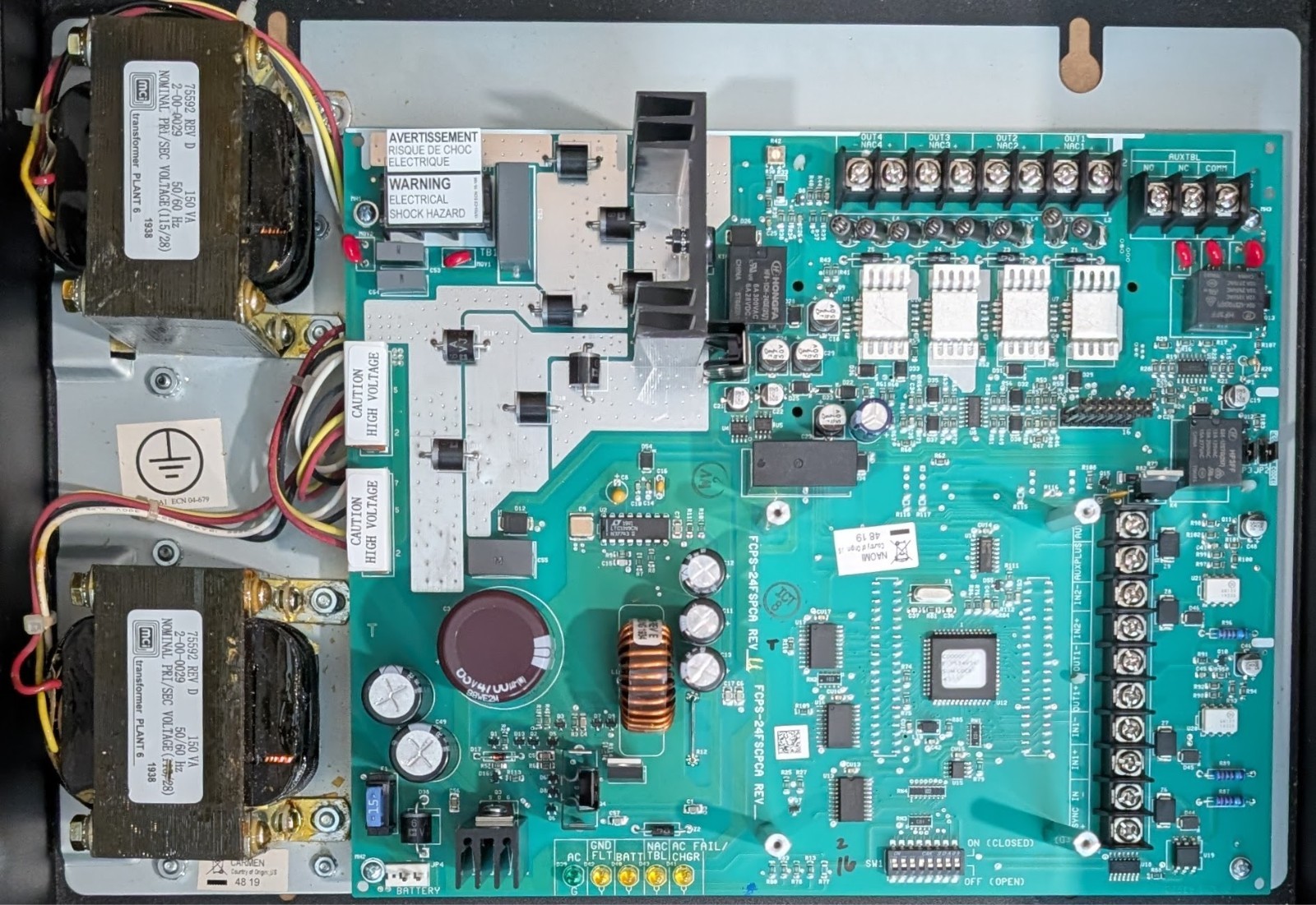 Notifier FCPS-24S8 Power Supply Assembly - SAME DAY SHIPPING ...
