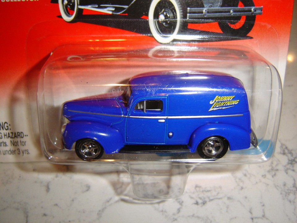 Johnny Lightning WOODYS & PANELS '40 FORD PANEL DELIVERY Blue NEW | eBay