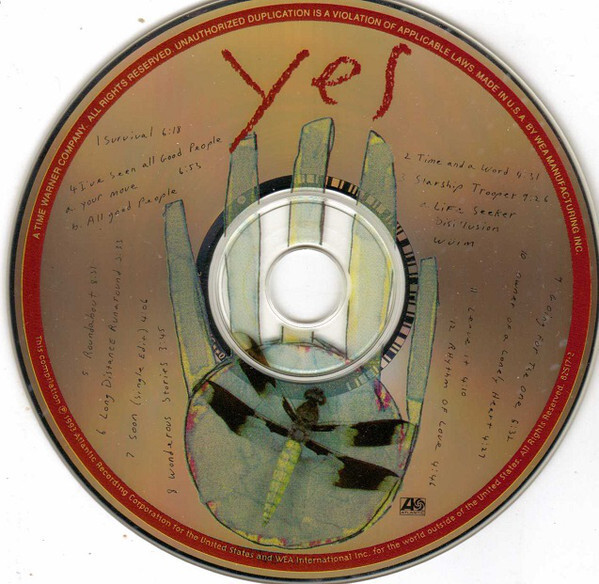 Yes - Highlights: The Very Best Of Yes (CD, Comp, RM) (Very Good Plus ...