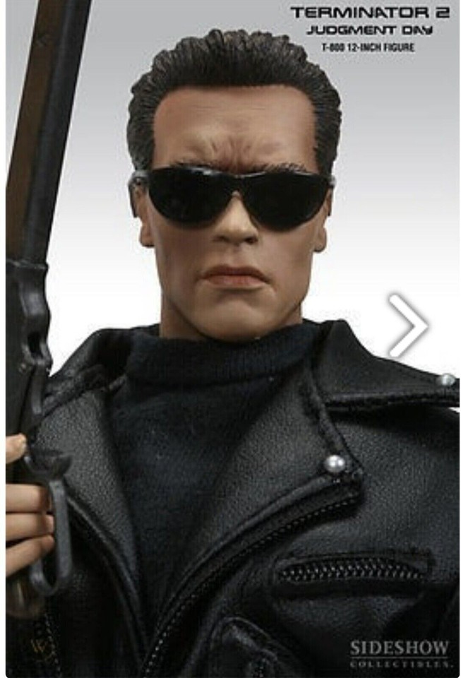 Sideshow Terminator 2 T2 T-800 Exclusive Ver 12"Figure NEW Arnold ...