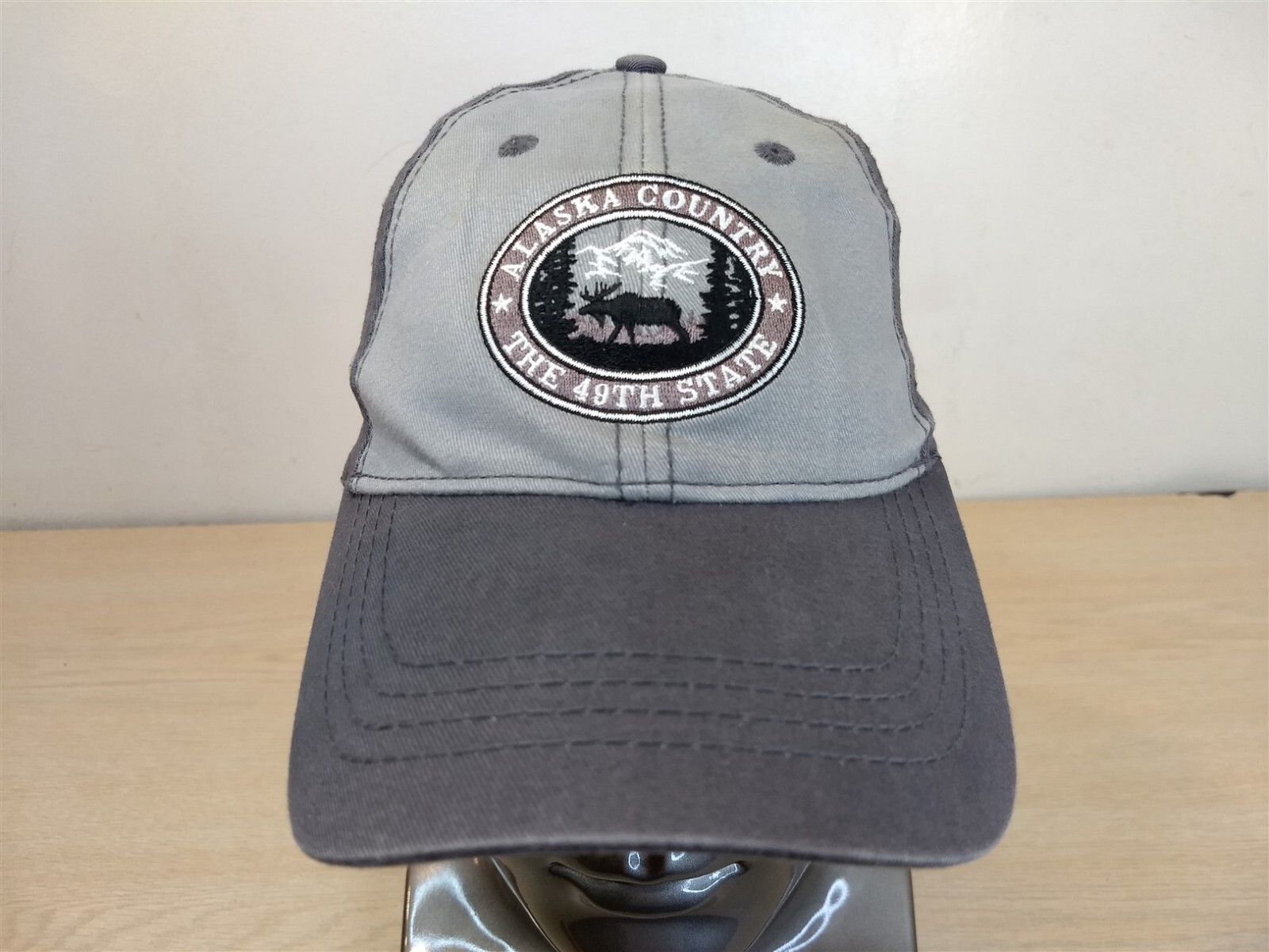 ALASKA COUNTRY THE 49TH STATE ADJUSTABLE STRAPBACK HA… - Gem
