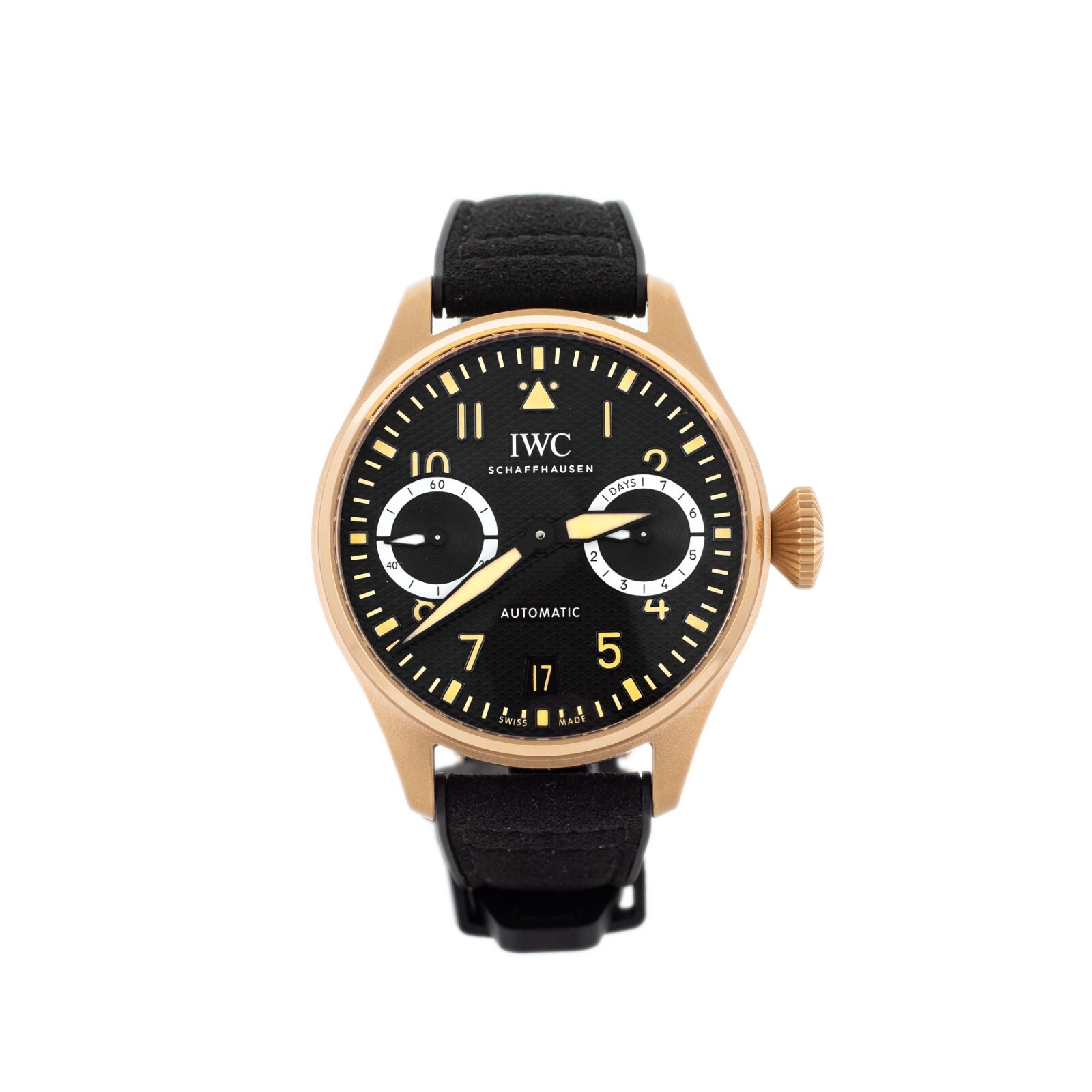 IWC Big Pilot Mercedes AMG G63 Rose Gold Black Dial 4… - Gem