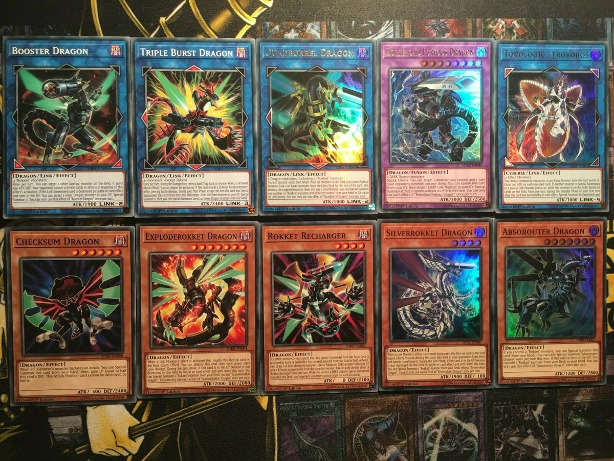 Yugioh Rokket Dragon Deck - Borreload Borrelsword Absorouter Recharger ...