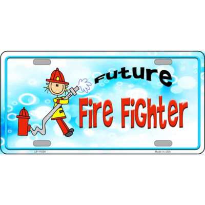 Future Fire Fighter Novelty License Plate Tag LP-11539 | eBay
