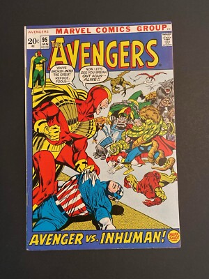 The Avengers #95 (Marvel Comics January 1972) - “Avenger Vs. Inhuman ...