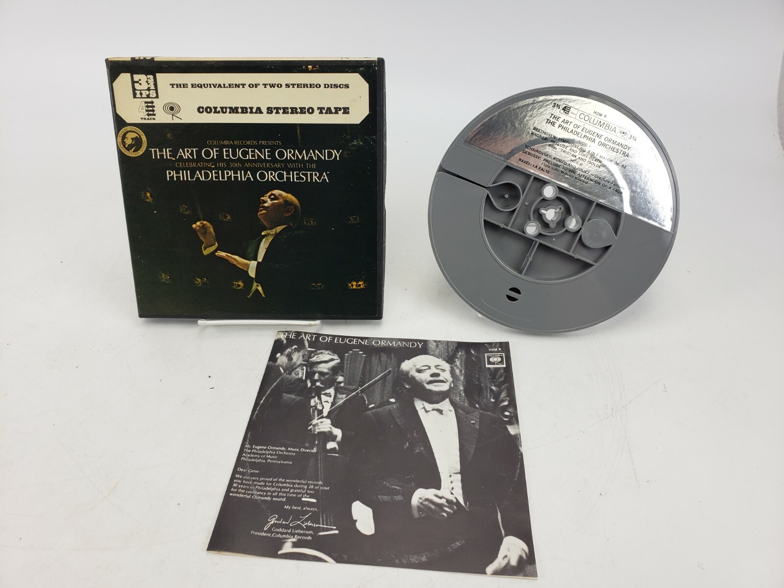 The Art Of Eugene Ormandy Columbia H2M-9 Reel To Reel Tape 4 Track ...