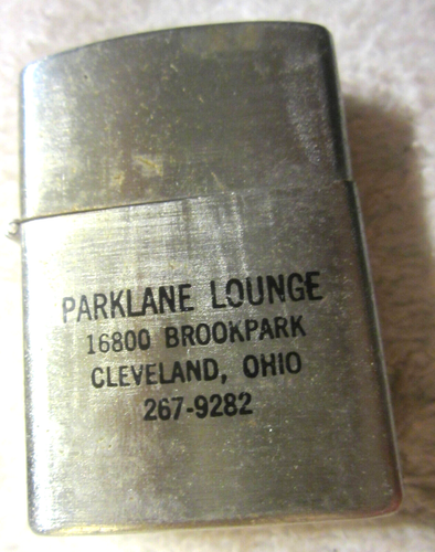 1 ad Cleveland Ohio Parklane Lounge Reliance lighter advertising VTG ...