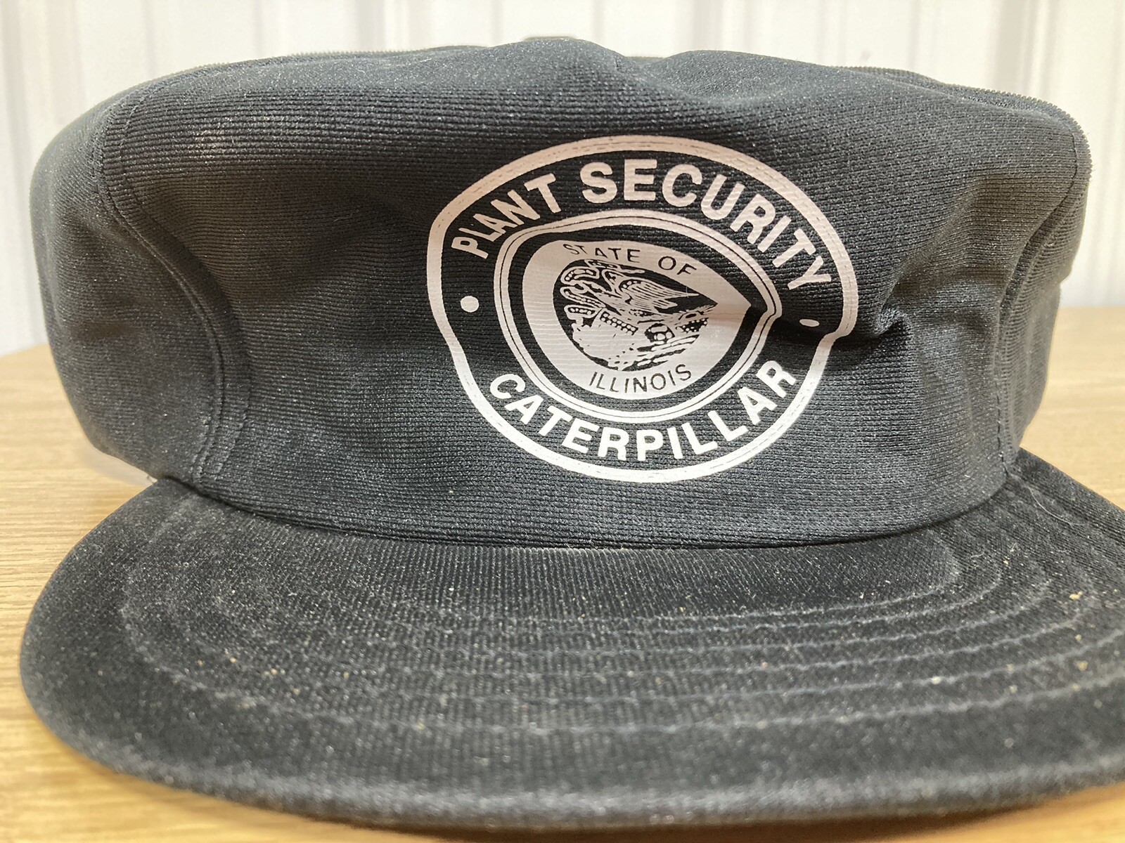 Vtg Cat Diesel Plant Security Snapback Trucker Hat Cap USA adjustable ...