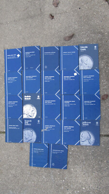 Vintage US Coin Whitman Album Book Holder Folders Empty Mixed Lot Of 25 ...