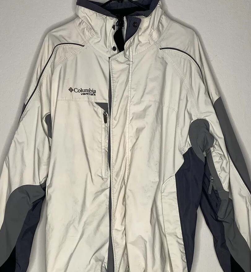 Columbia Vertex Jacket Men’s Size XL White Multicolor | eBay