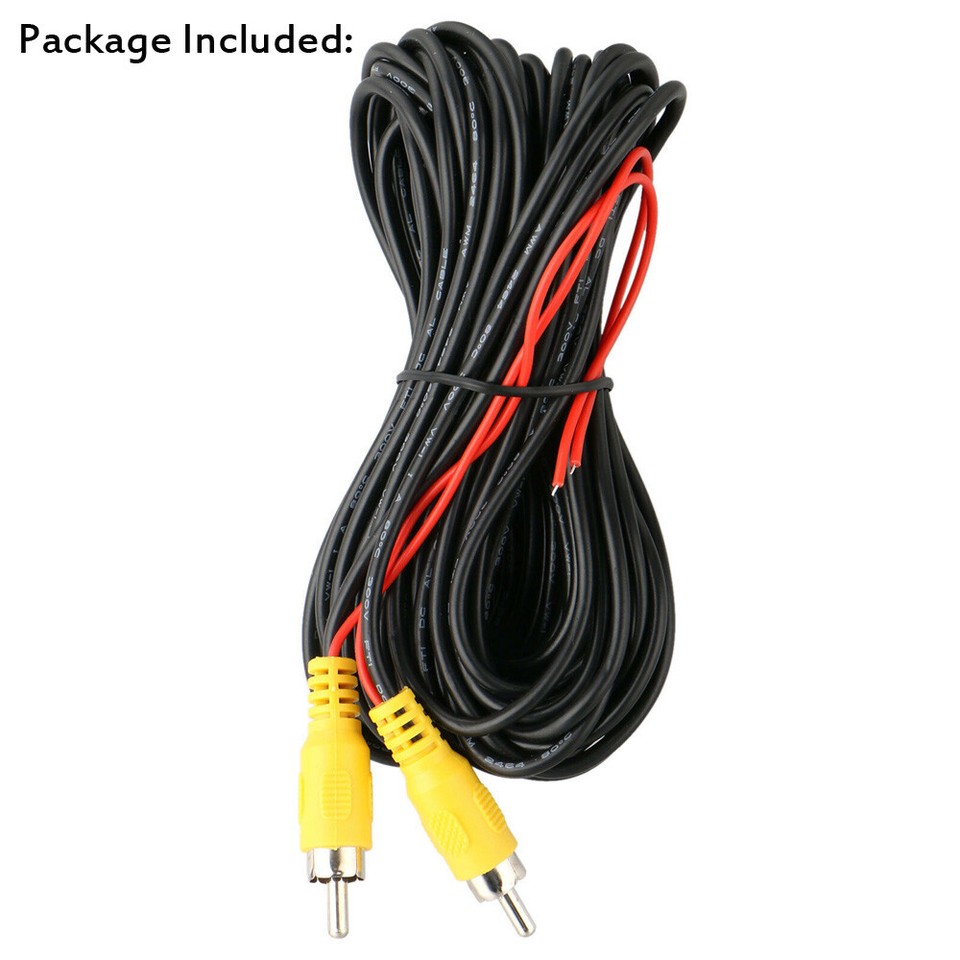 33ft Car Video RCA Extension Cable For Rear View Backup Camera ...