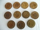 Lot Of 11 Playdium Bowl Parcoa Tokens | eBay