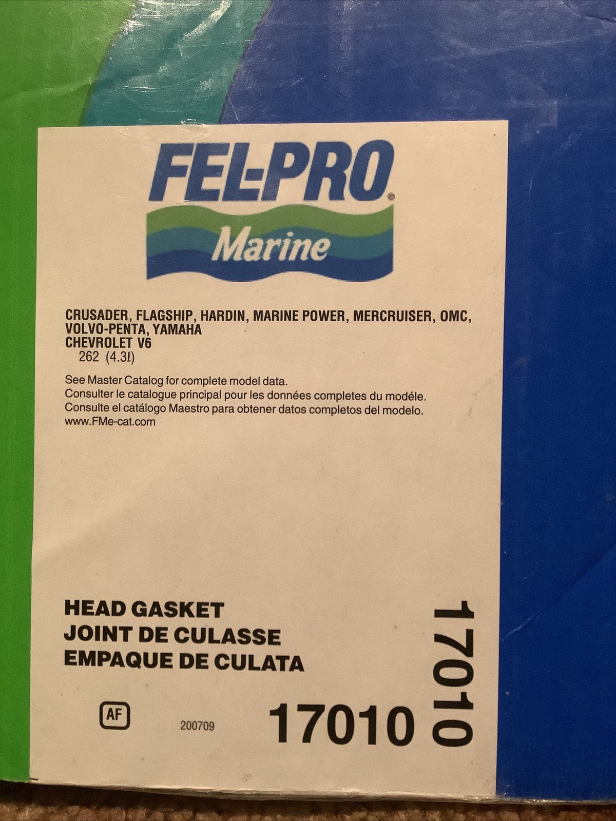 Engine Cylinder Head Gasket Fel-Pro 17010 for sale online | eBay