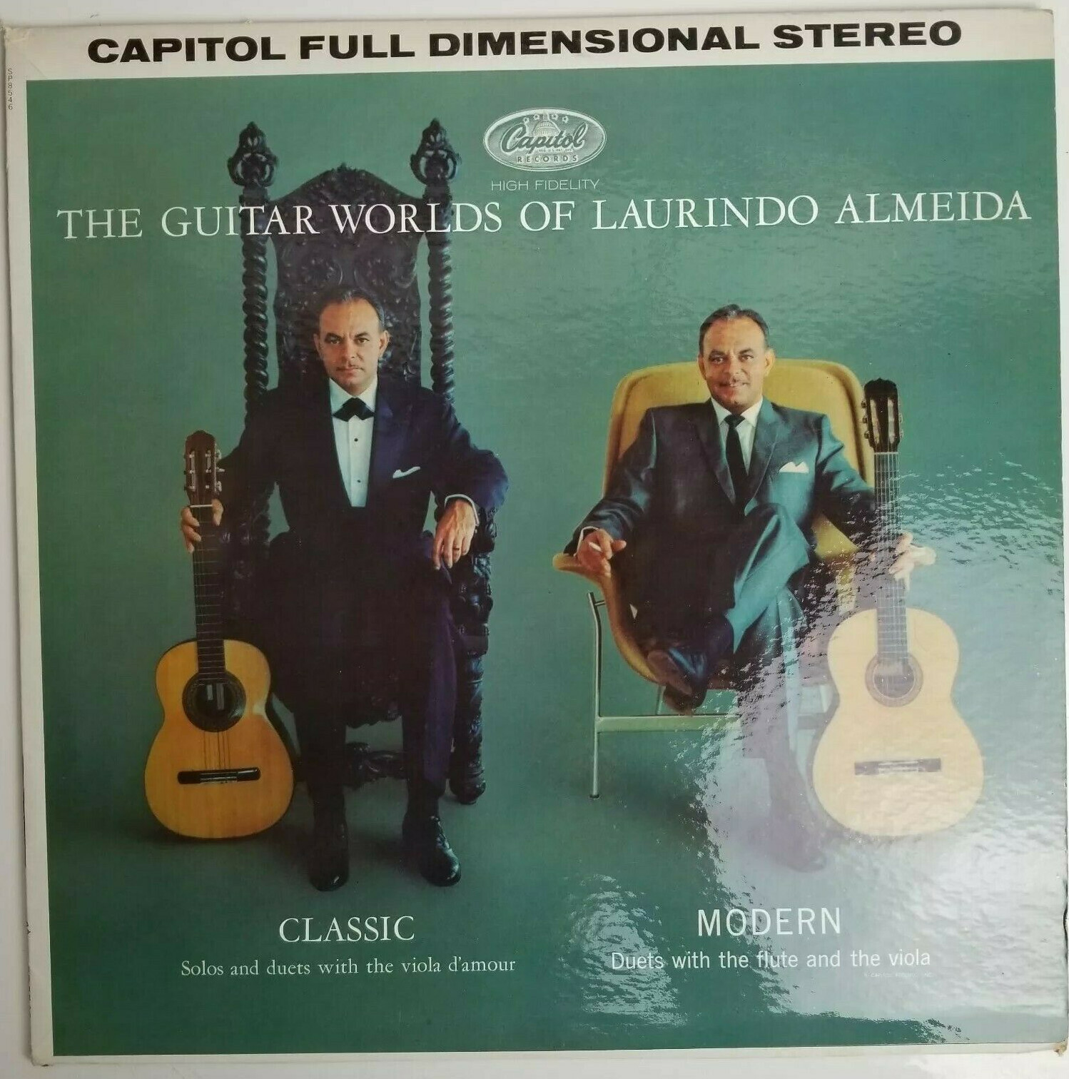 The Guitar Worlds of Laurindo Almeida LP Capitol SP 8546 | eBay