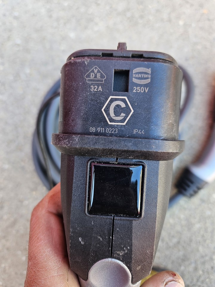 HARTING TYPE C 250V 32a 1 Phase Public Ev Cable 5m | eBay UK