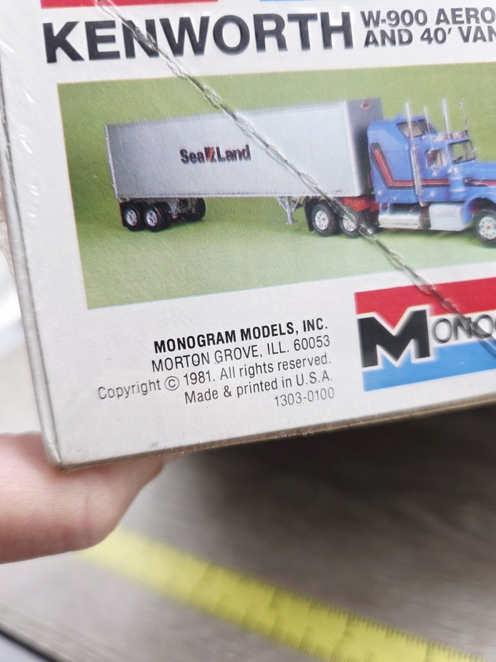 Vintage 1981 Snap Tite Model Kit Kenworth W900 Aerodyne Truck Sealed by ...