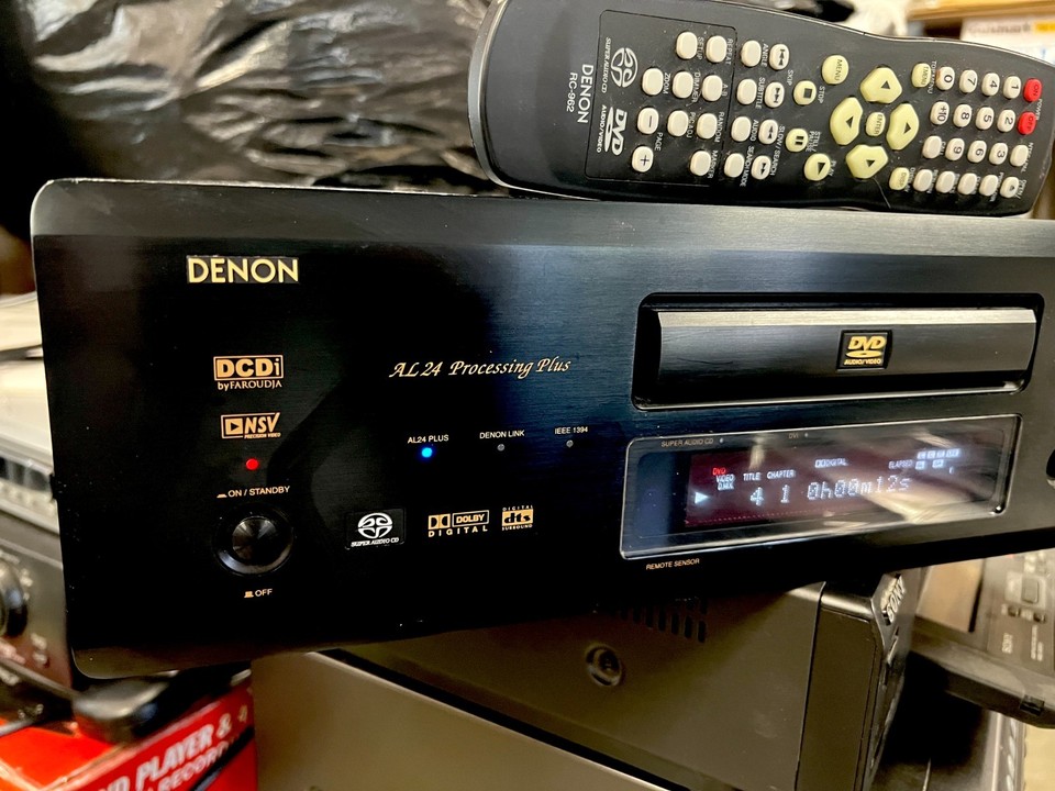 Denon DVD-5900 Hi-Fi Super Audio DVD/CD/SACD Player w/ Remote; Tested ...