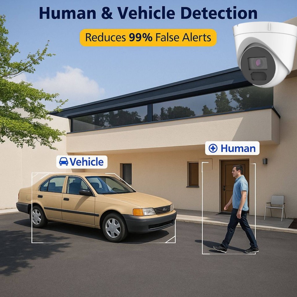 HIKVISION 8MP CCTV CAMERA 4K DVR SYSTEM OUTDOOR NIGHT VISION CCTV KIT ...