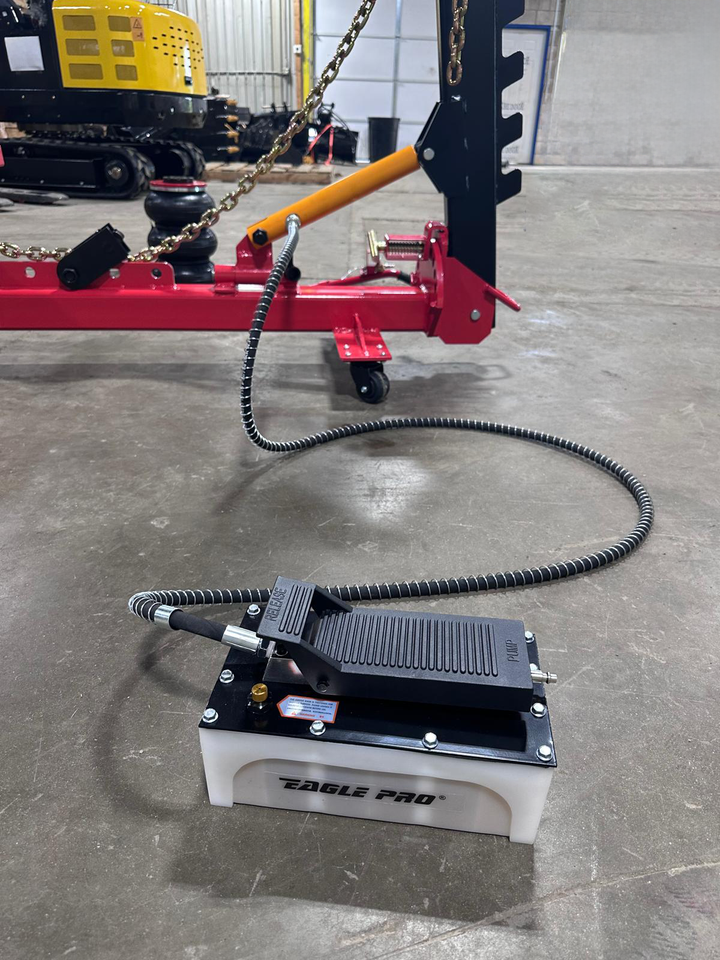 NEW Portable Auto Body Frame Machine Puller 10,000 PSI Foot Pump FREE ...