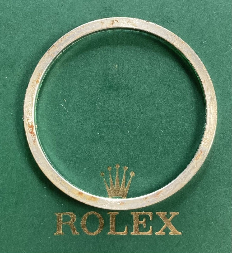 ROLEX Engine Turned Bezel 1600 1601 1603 1625 Datejust DATEJUST buckle ...