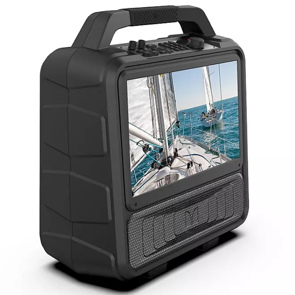 Monster Vision Bluetooth Speaker + 15.6'' Tv Screen | eBay