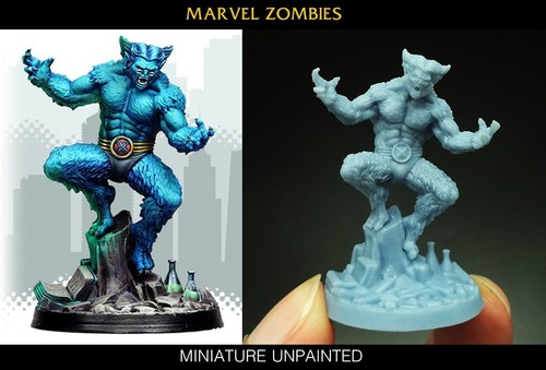 MARVEL ZOMBIES BOARD GAME AUTHENTIC Model Miniature BEAST Unpainted | eBay