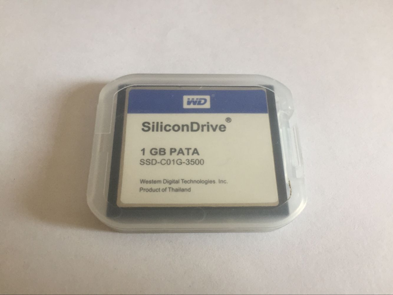 WD SiliconDrive 1GB PATA Industrial SSD-C01G-3500 CF CARD | eBay