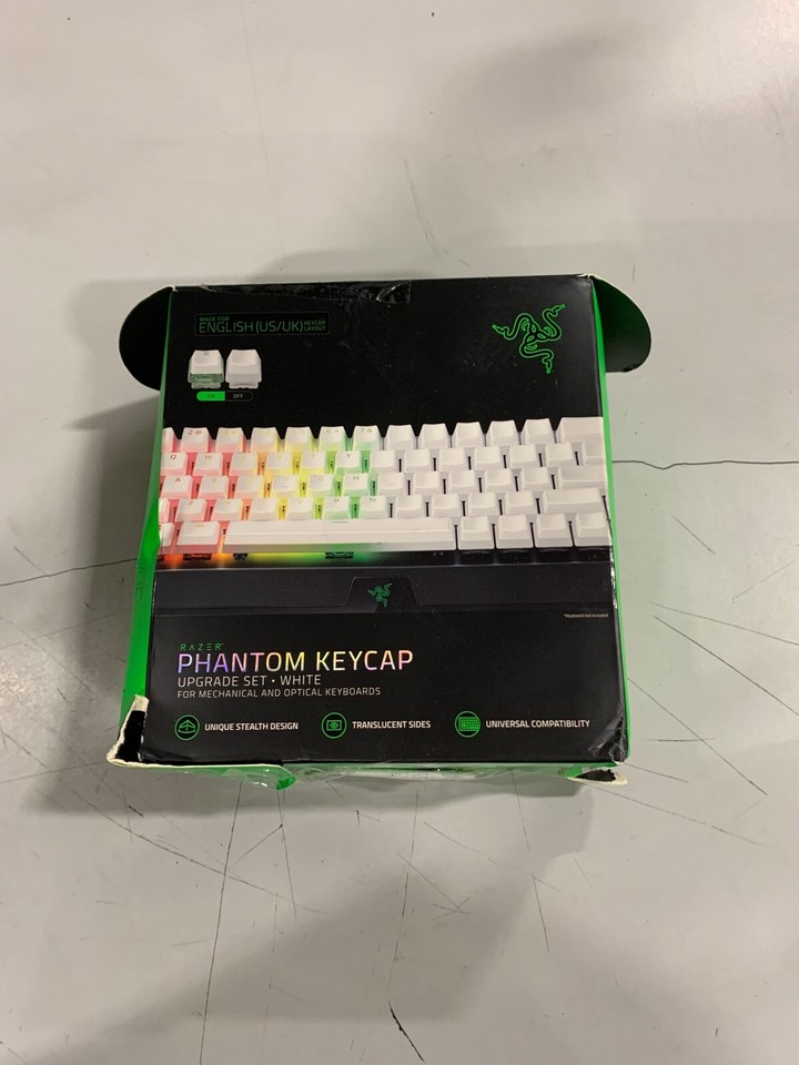 Razer Phantom Keycap Upgrade Set: Unique Stealth Design - Translucent ...