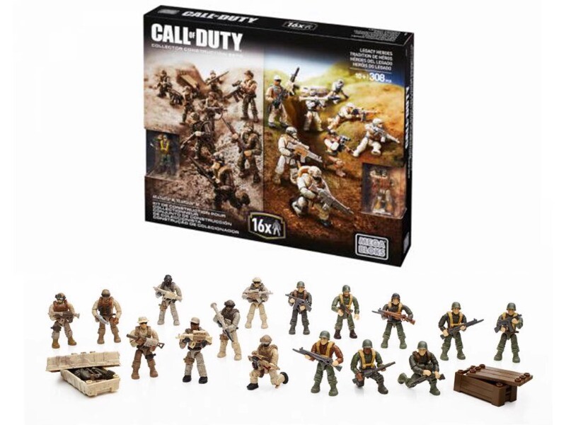 Mega Bloks Construx Call of Duty Legacy Heroes Building Blocks Model ...