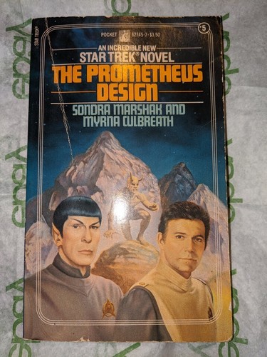Star Trek #5 The Prometheus Design 1982 Pocket Books | eBay