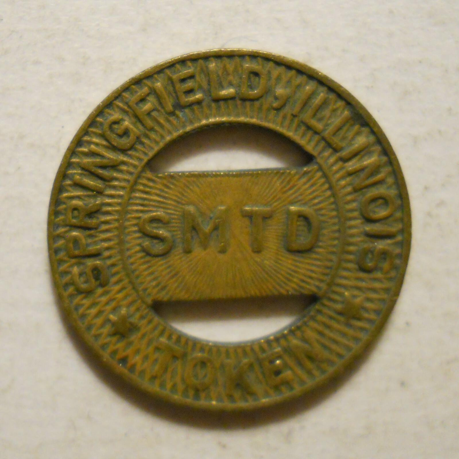 Springfield Mass Transit District (Illinois) transit token - IL795W | eBay