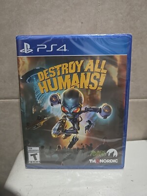 Destroy All Humans (PlayStation 4, PS4) BRAND NEW FACTORY SEALED ...