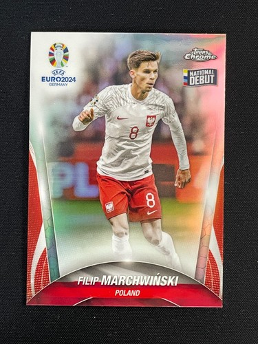 Filip Marchwinski 2024 Topps Chrome UEFA Euro Silver Refractor #48 | eBay