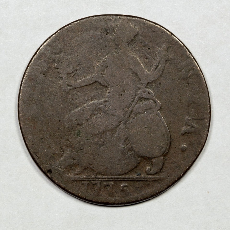 1775 Great Britain Colonial Half Penny - George III | eBay
