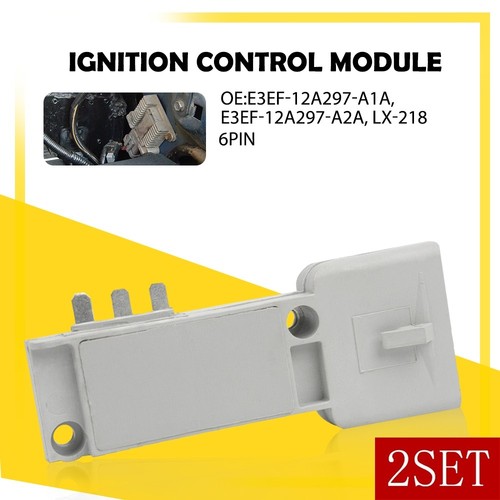 2SET New Ignition Control Module LX-218 For Ford Lincoln Mercury E3EF ...