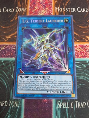 Yu-Gi-Oh! T.G. Trident Launcher SAST-EN050 Secret Rare 1st Edition Near ...