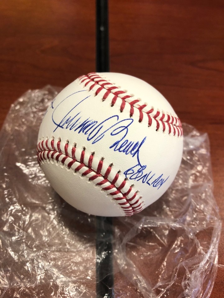Johnny Bench & Stan Bahnsen Autographed Baseball w/Roy Inscription | eBay