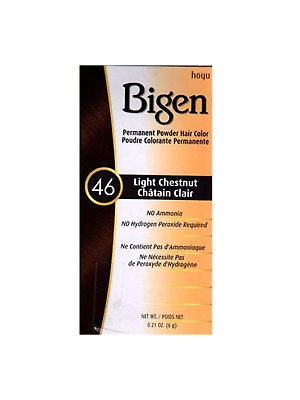 Bigen Hair Colour Light Chestnut 46 Permanent Powder - Haarfarbe 6g | eBay