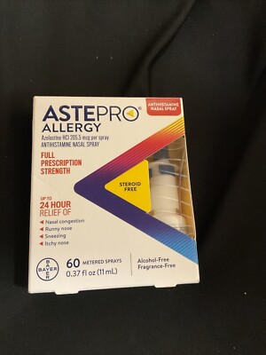 ASTEPRO Allergy Nasal Spray - 60 Metered Sprays 0.37 oz. 41100589927 | eBay
