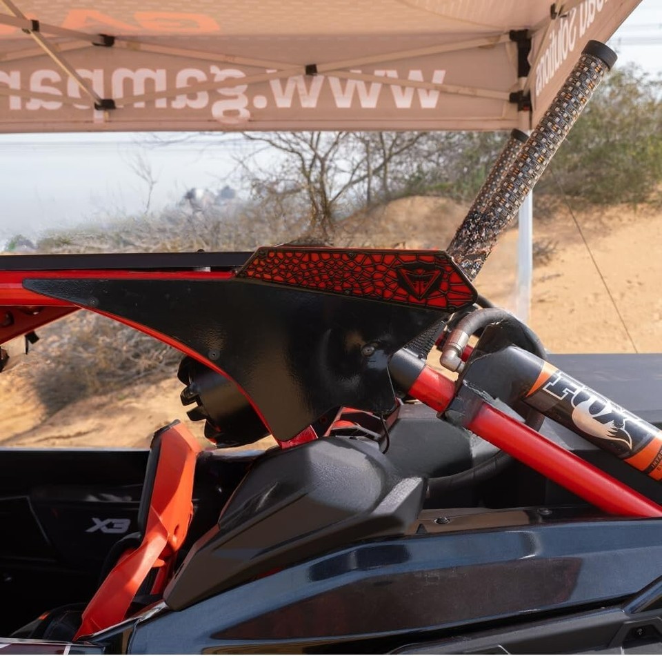 GAM Can am Maverick X3 2017-25 Side Racing Number Plates Holder Pair ...